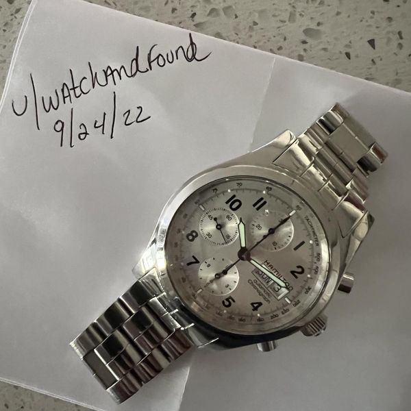 [WTS] HAMILTON KHAKI CHRONOGRAPH 42MM SILVER DIAL VALJOUX 7750 ...