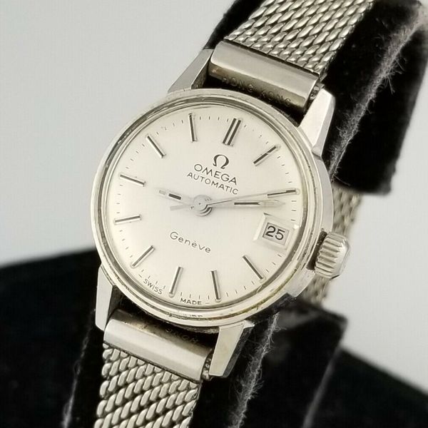 VINTAGE OMEGA GENEVE AUTOMATIC LADIES WRIST WATCH – RUNS GOOD– CAL 684 ...
