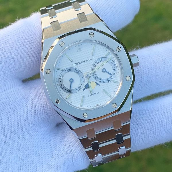 FS: Early 90's Audemars Piguet Royal Oak 25594 Day Date Moonphase White ...