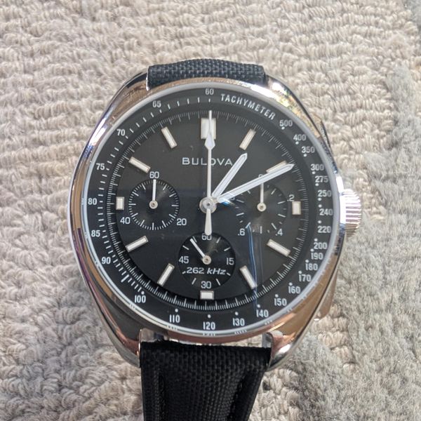 [WTS] Bulova Lunar Pilot 96A225 with Artem Sailcloth strap and RM style ...