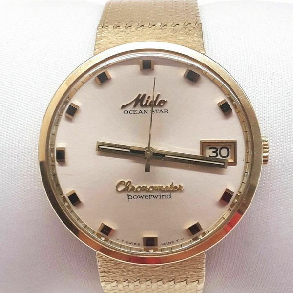 MIDO 5067 Armbanduhr Ocean Star Chronometer Powerwind 3073132 585er ...