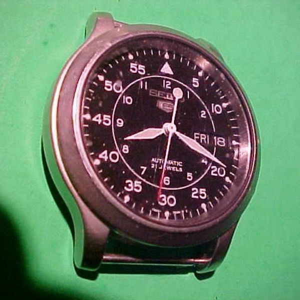 Seiko 5 Auto. 21 Jewel Wrist Watch With See Through Back | WatchCharts ...