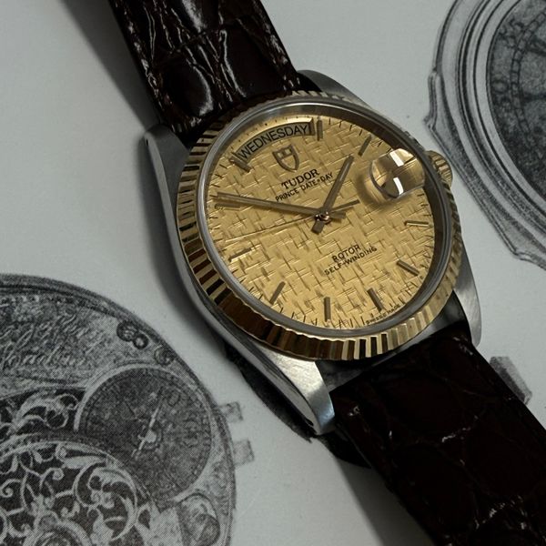 [WTS] Tudor Prince Date-Day “Vice President” Two-Tone Champagne Linen ...