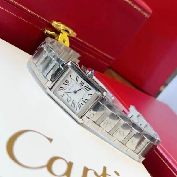 Cartier TANK Ultra-thin all-match mechanical watch wristwatches ...