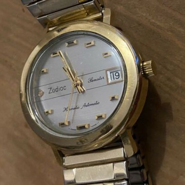 Vintage Zodiac Senator Hermetic Automatic Watch | WatchCharts Marketplace
