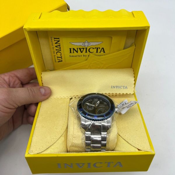 New Invicta Pro Diver Multi Function Black Dial SS Quartz Men's Watch ...