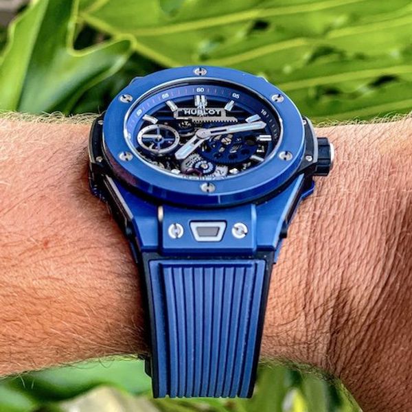 [$17,500 USD] FS: Hublot Big Bang Meca 10 Blue Ceramic 414.EX.5123.RX ...