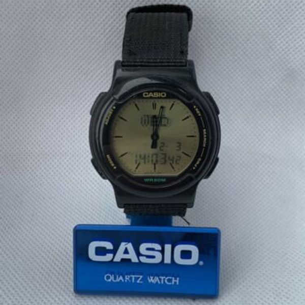 Casio ABX-55 Twincept Wrist Watch Module 1327 Vintage Old Retro Data ...