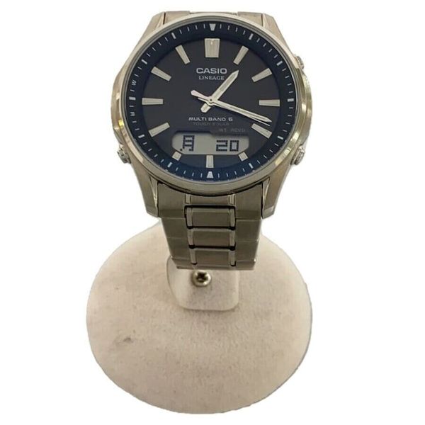 CASIO LINEAGE LCW-M100TSE-1AJF Titanium Analog Digital Radio Solar ...