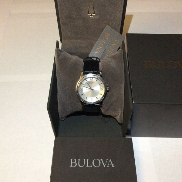 Bulova 96A28 Silver Dial Stainless Steel Men's Watch * Brand New In Box ...