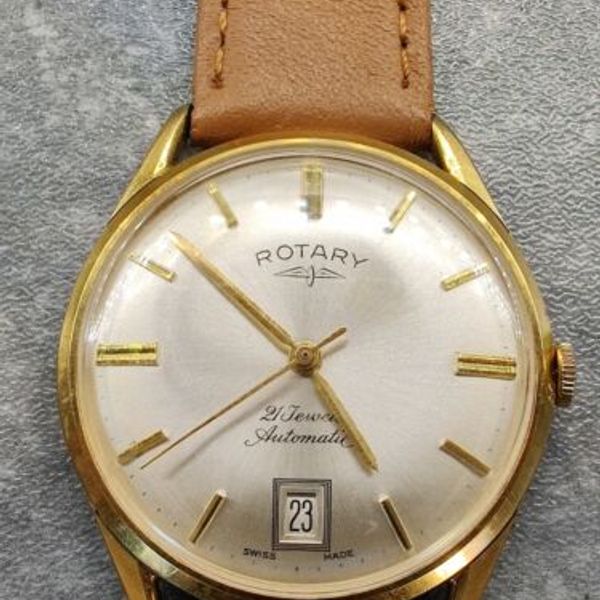 Vintage Rotary 21 Jewel Automatic Swiss Watch | WatchCharts Marketplace
