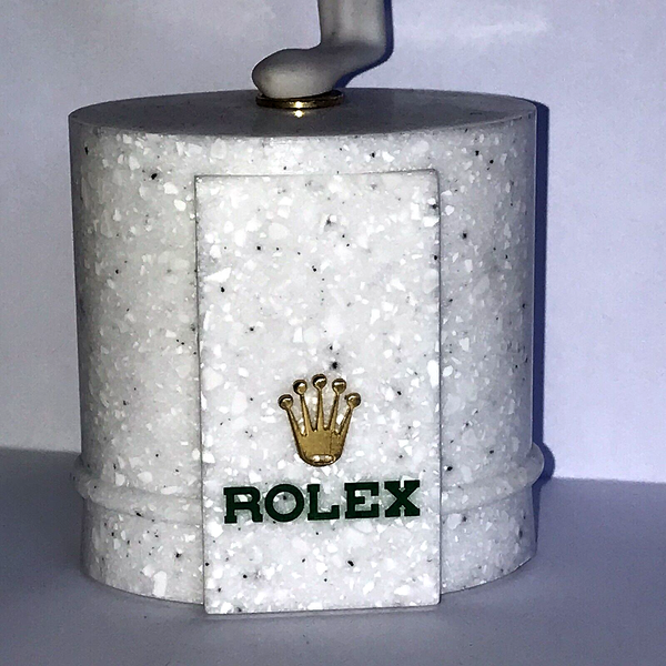 Vintage ROLEX Display Showcase Watch Gold Stand Watch Stand ...