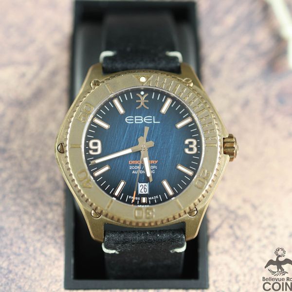 EBEL Discovery BRONZE Titanium Limited Edition Men's Watch w/ Box ...