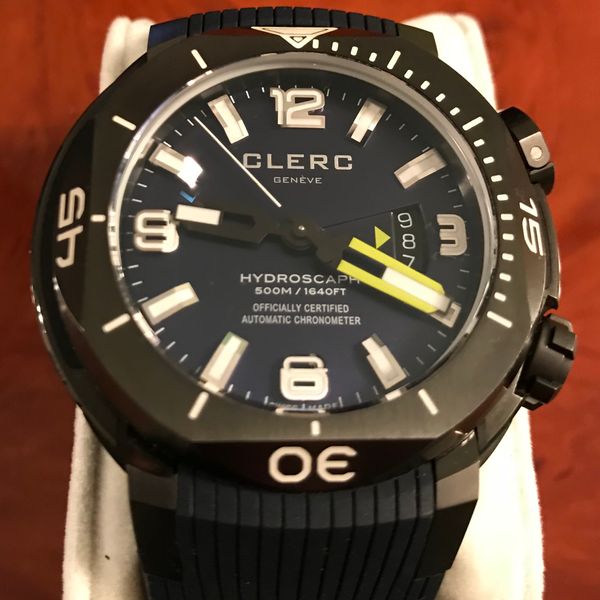 FS: CLERC H1 Hydroscaph black n blue | WatchCharts Marketplace