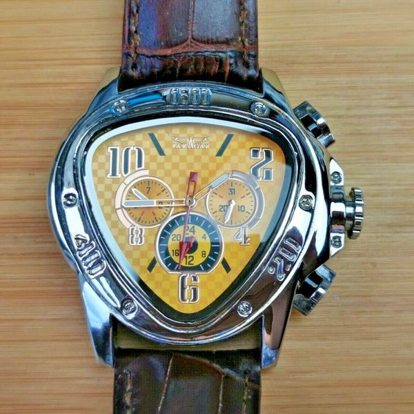 Jargar A516 Mens Faux Chronograph Automatic Wrist Watch, Working, Mens ...