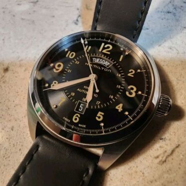 Hamilton Khaki Field Day Date Auto - H705050 | WatchCharts Marketplace
