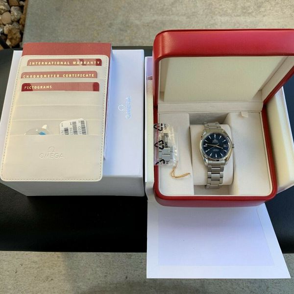 *Very Rare* Omega Seamaster Aqua Terra Skyfall Co-Axial Blue Dial Watch ...