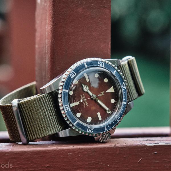 [WTS] NH35 based tropical dial Sub build | WatchCharts Marketplace