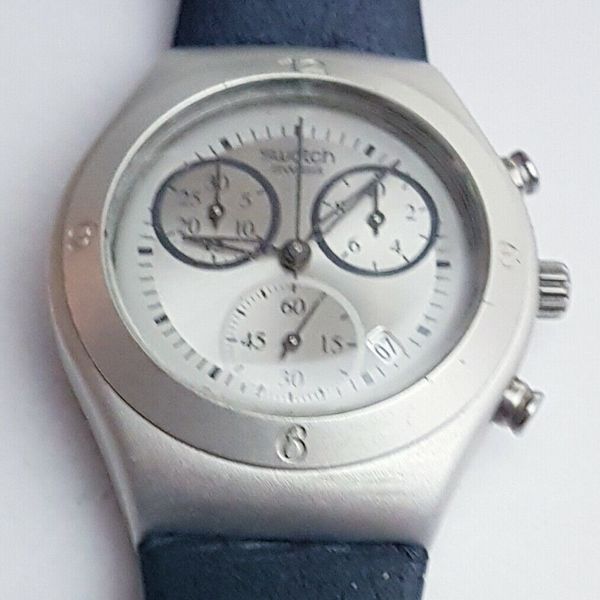 Vintage SWATCH AG 2004 Irony Aluminium Chronograph Quartz Unisex Swiss ...