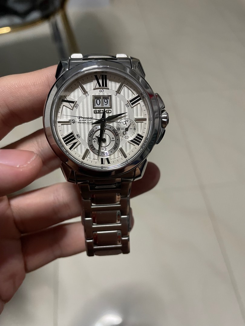 Seiko Premier Kinetic Perpetual SNP143P1 | WatchCharts Marketplace