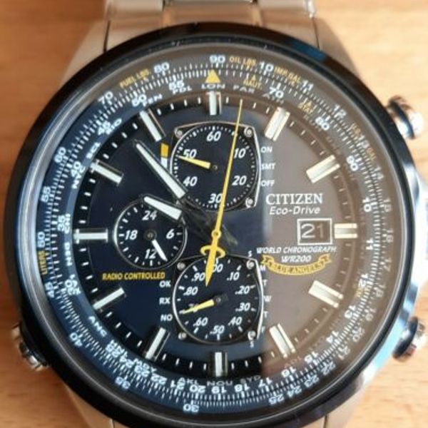 Citizen Promaster Eco-Drive AT8020-54L Blue Angels Radio Chronograph ...