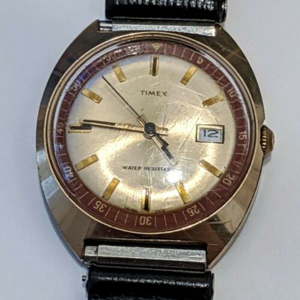 Vintage WORKING!!! Timex Self Winding Men's Watch 26760 2572 ...