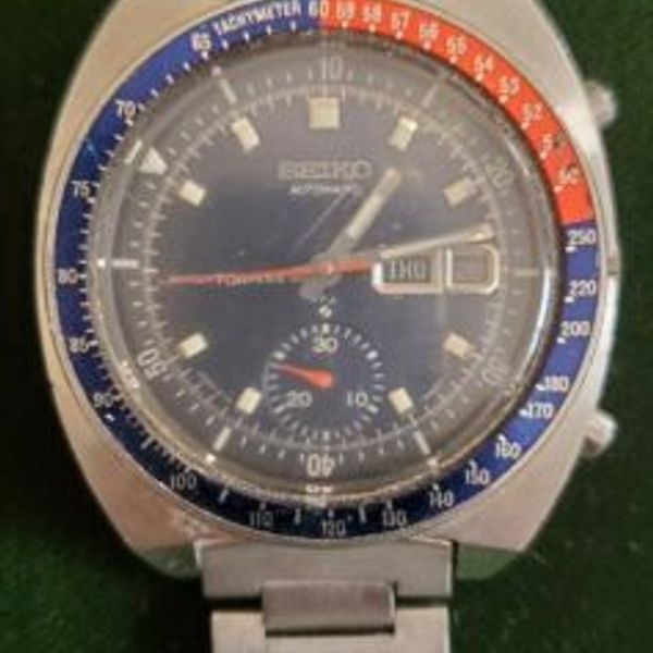 Vintage Seiko Automatic Tachymeter Mens Watch 6139-6009 Day & Date ...