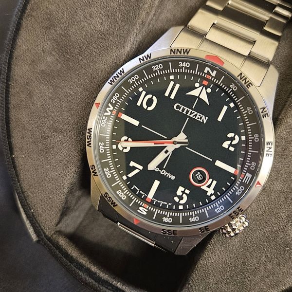 Citizen Eco-Drive Mens Aviator Watch. | WatchCharts Marketplace