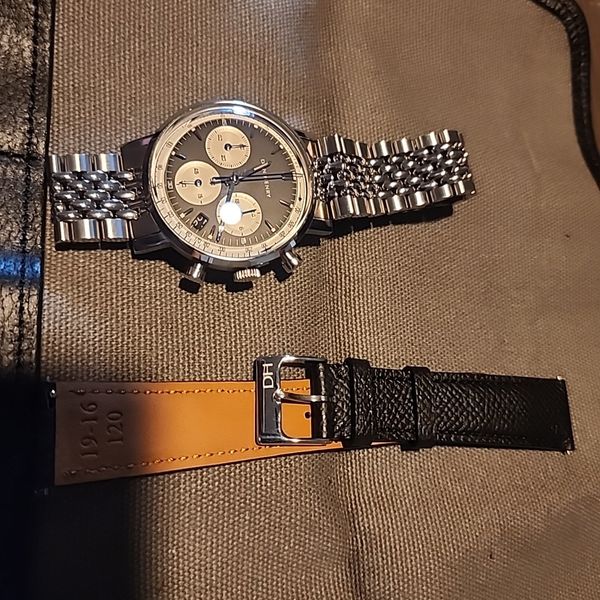 Dan Henry 1964 Gran Turismo Chronograph Vintage Watch Black Panda ...