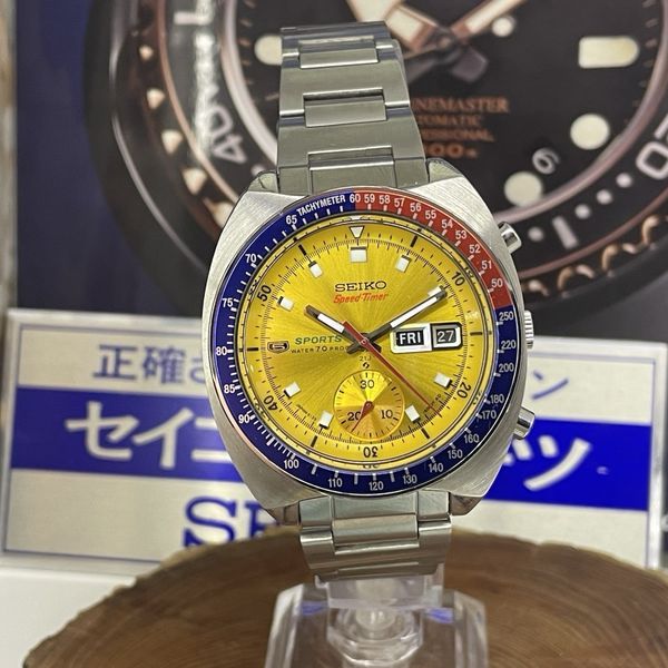 Seiko Pogue JDM speedtimer Space Watch - 6139-6000 /6002 Fully ...
