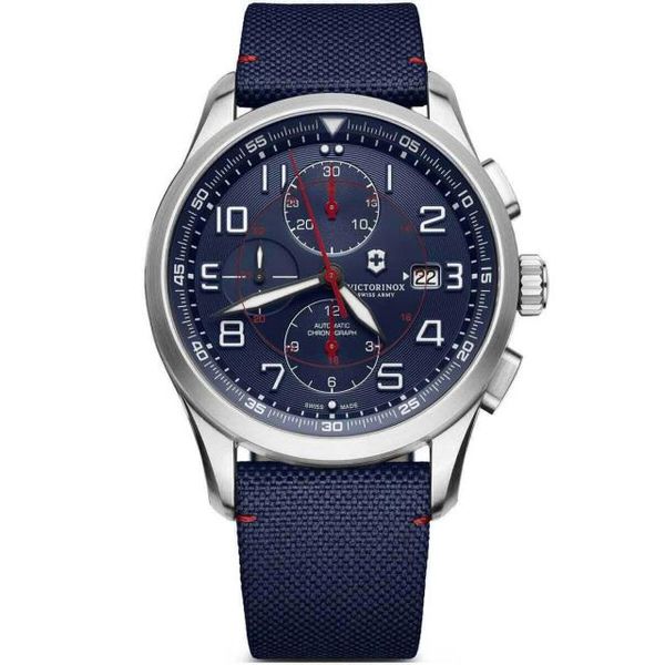 Victorinox Swiss Army Men Watch Airboss Chronograph Dial Blue Flange ...