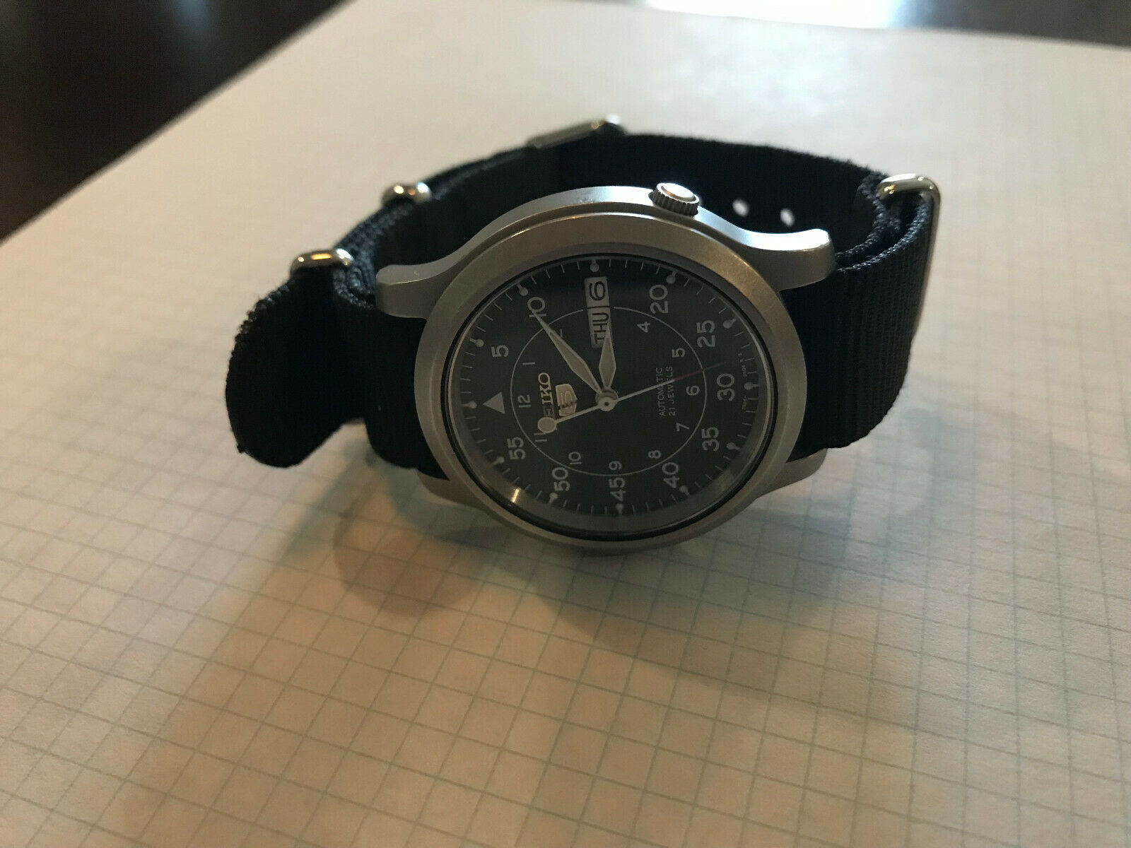 Seiko snk807 automatic watch with extra straps | WatchCharts Marketplace