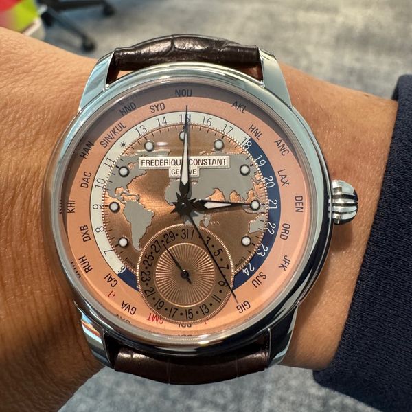 Frederique Constant Worldtimer Watch Limited Edition | WatchCharts ...