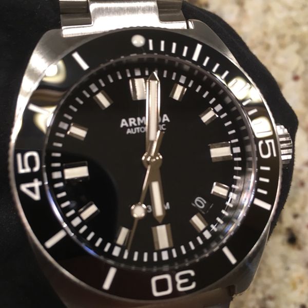 FS: Armida a7, Applied Markers, SS Bracelet and Rubber Strap | WatchCharts