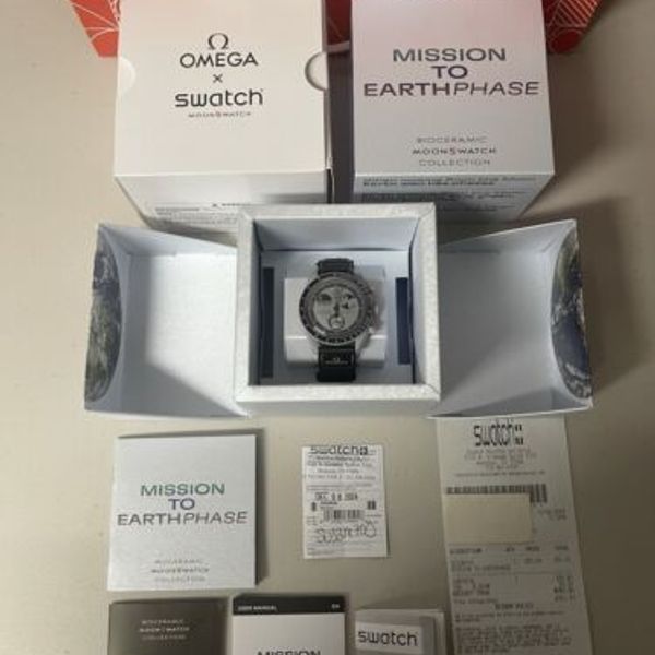 Omega x Swatch Moonswatch Mission to the Earthphase ???????????? With ...
