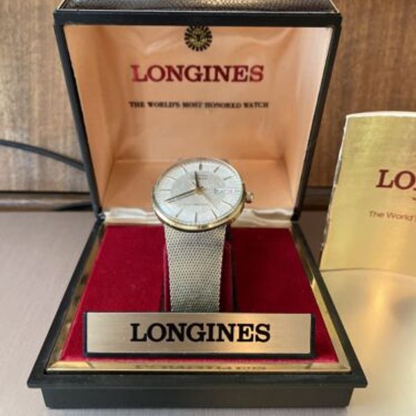 VINTAGE MENS LONGINES OLYMPIAN Manual Wind WRISTWATCH WATCH W/ORIG BOX ...