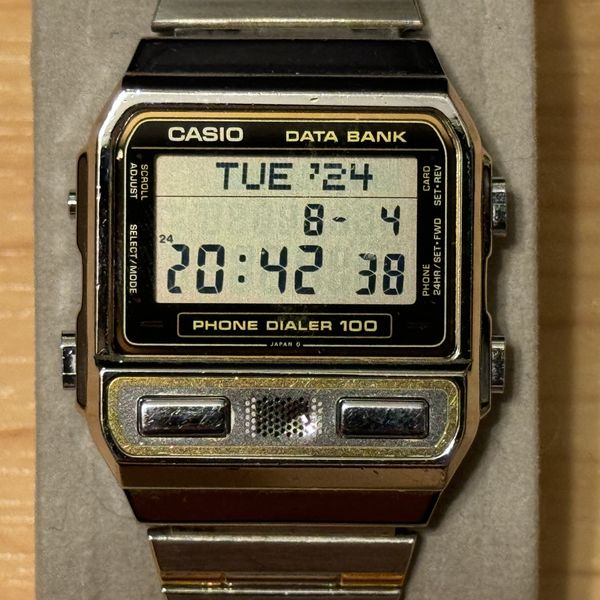 [WTS] Casio DBA-900 Data Bank Phone Dialer 100 Men's Digital Watch ...