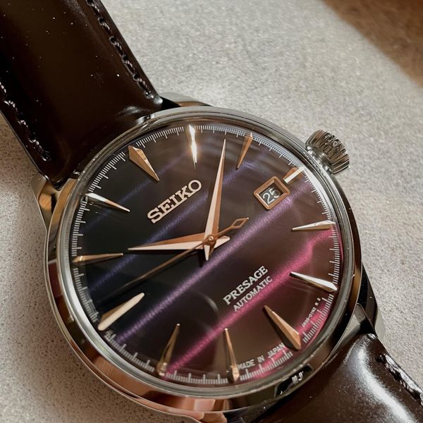 [WTS] Seiko SRPK75J1 “Purple Sunset” Limited Edition with Gradated Dial ...