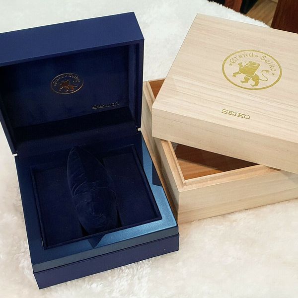 Grand seiko 2 piece presentation box set | WatchCharts Marketplace
