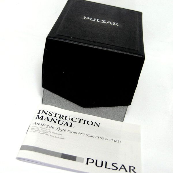 NEW SEIKO PULSAR PP4007 TECH GEAR ALARM CHRONOGRAPH SPORT WATCH STEEL ...