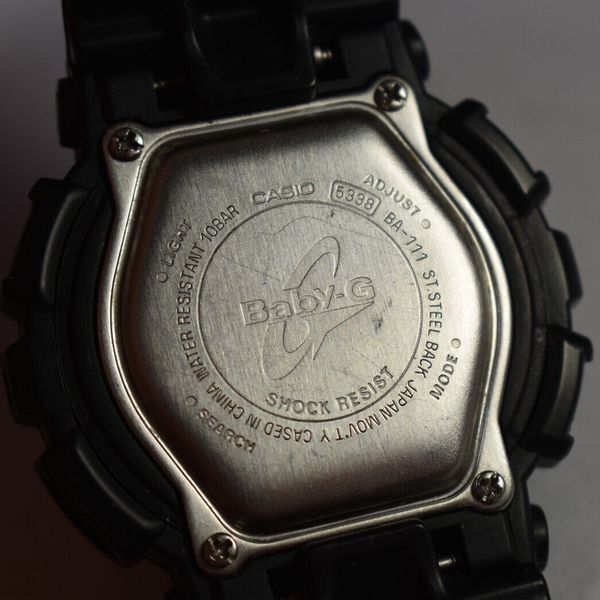 Casio BA111-1A (5338) Women's Red/Black Baby-G Analog/Digital Watch NEW ...