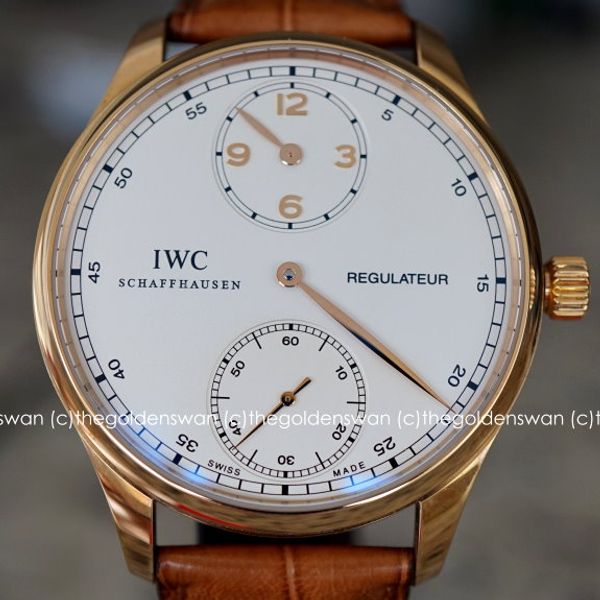 FSOT: IWC Portuguese Regulator Rose Gold Stunning | WatchCharts
