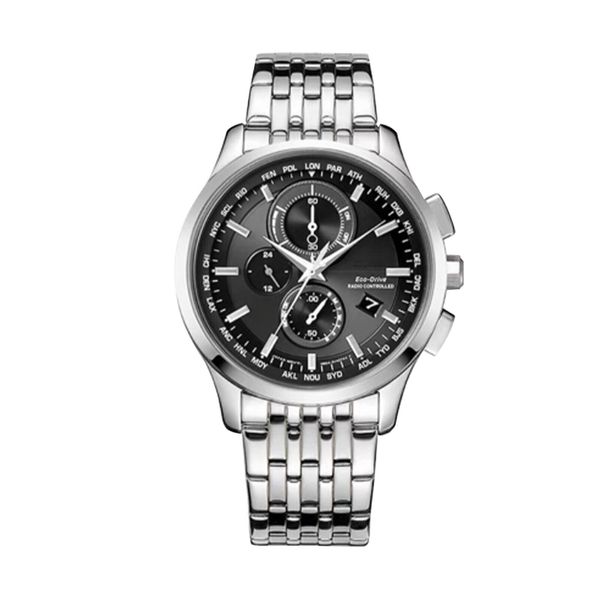 Citizen Chronograph Black Dial Men's Watch Eco-Drive AT8110-61E New ...