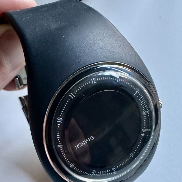 Fossil Philippe Starck Round digital wristwatch (ph-5036) rare unusual ...