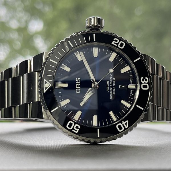 [WTS] *REDUCED* Oris Aquis Date Blue Dial Full Kit - 32 Months of Oris ...