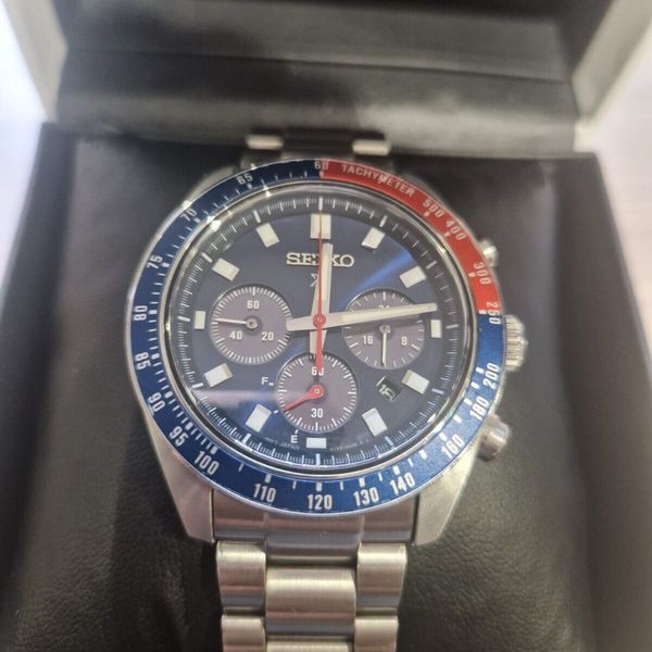 Seiko Speedtimer Blue Men's Watch - SSC913P1 | WatchCharts Marketplace