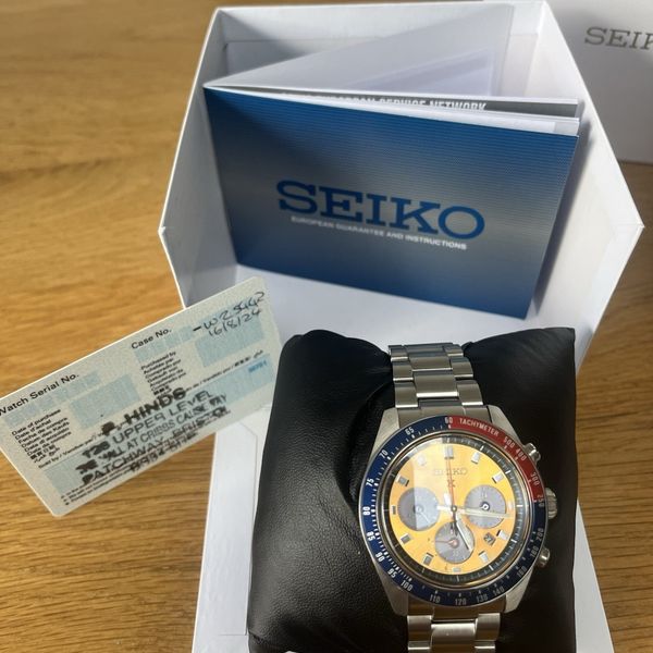 Seiko Prospex SSC947 Speedtimer Pogue Solar Chronograph Watch Reissue ...