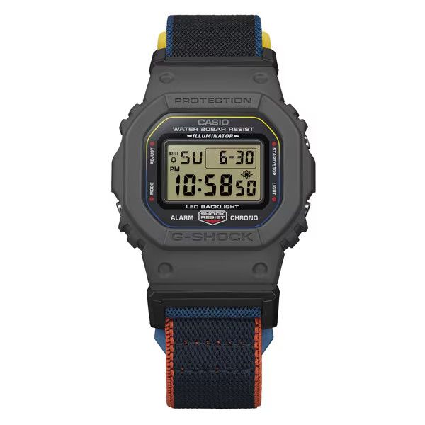 PSL CASIO G-SHOCK NEW CLOTH BAND DW-5600MNC-8A2JF Chrono 2026 ...
