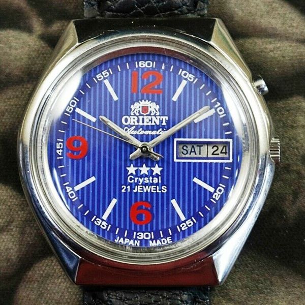 ORIENT 3 STAR AUTOMATIC CAL.46941 JAPAN MEN'S USED OLD WATCH - WORKING ...