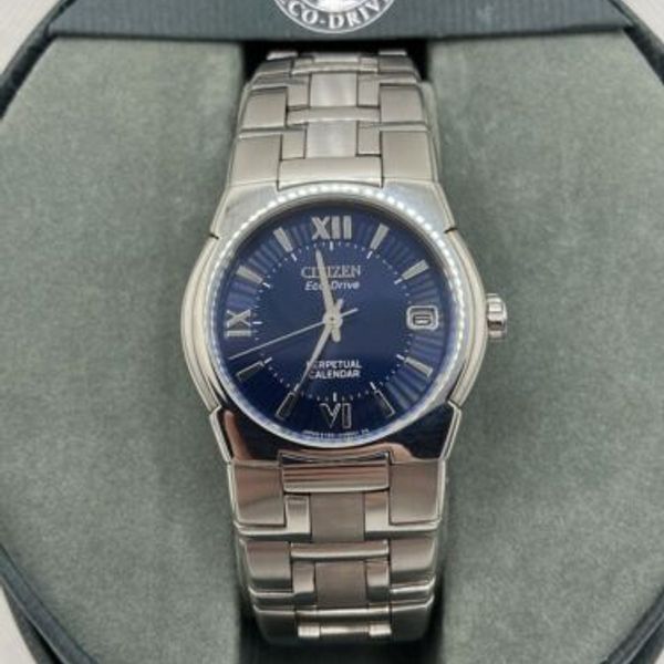 Citizen Eco-drive Perpetual Calendar E760-H27767 sports / dress watch ...